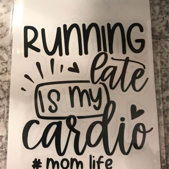 Other | Black Permanent Vinyl Car Decal Sticker Approx 4x5 Inches ...